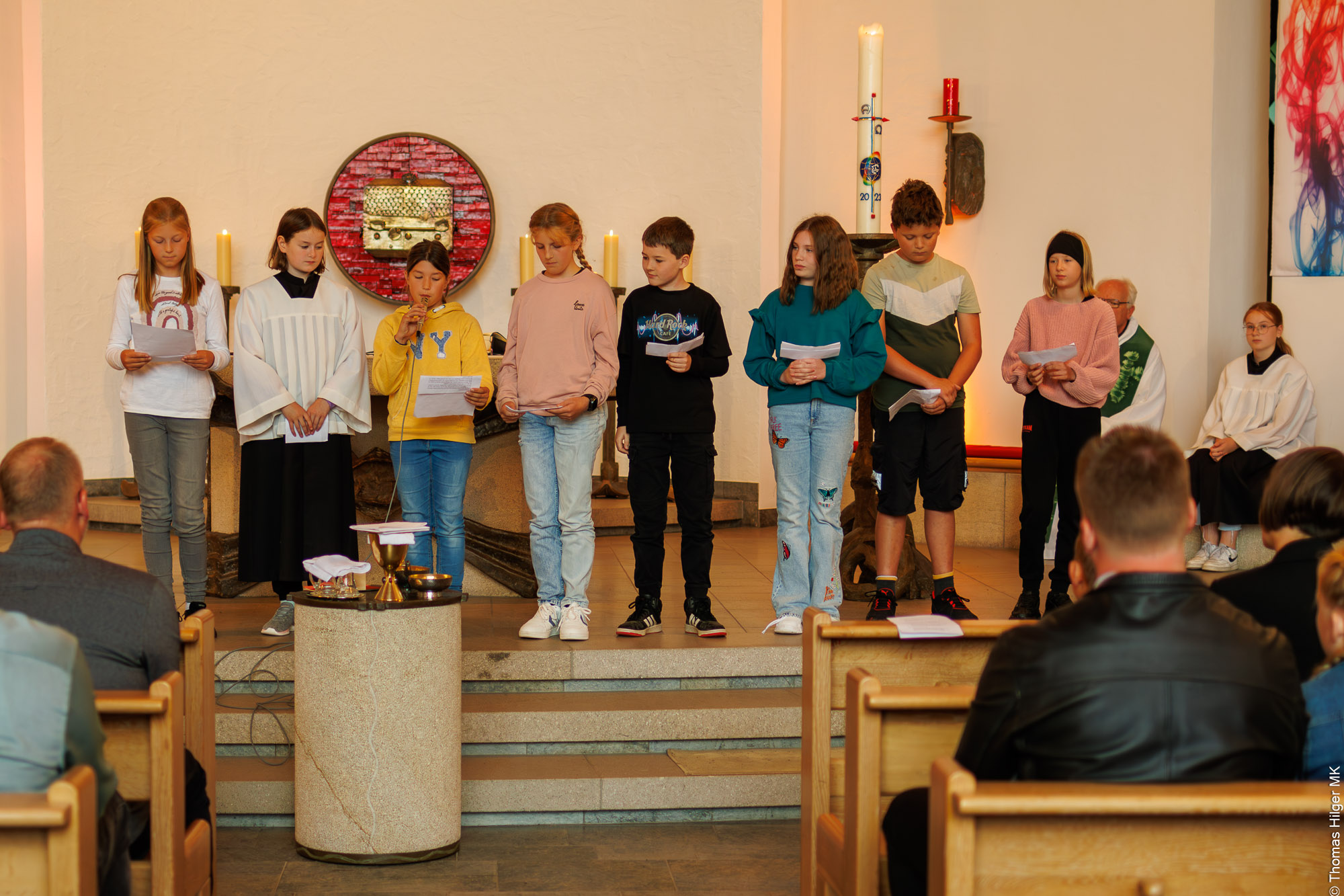 Einschulung von 93 neuen Fünftklässlern | Gymnasium Maria Königin